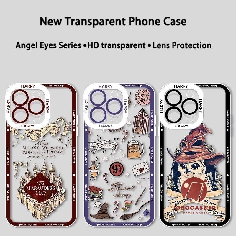 Jual Case Realme Premium Harry Potter Hogwarts 03 Transparent ...