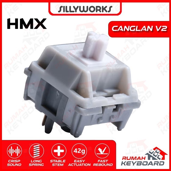 Jual SILLYWORKS - Switch - HMX - Canglan V2 - 5 PIN - 42g - PCB Mount - Linear | Shopee Indonesia