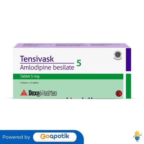Jual Tensivask 5 Mg Box 50 Tablet | Shopee Indonesia