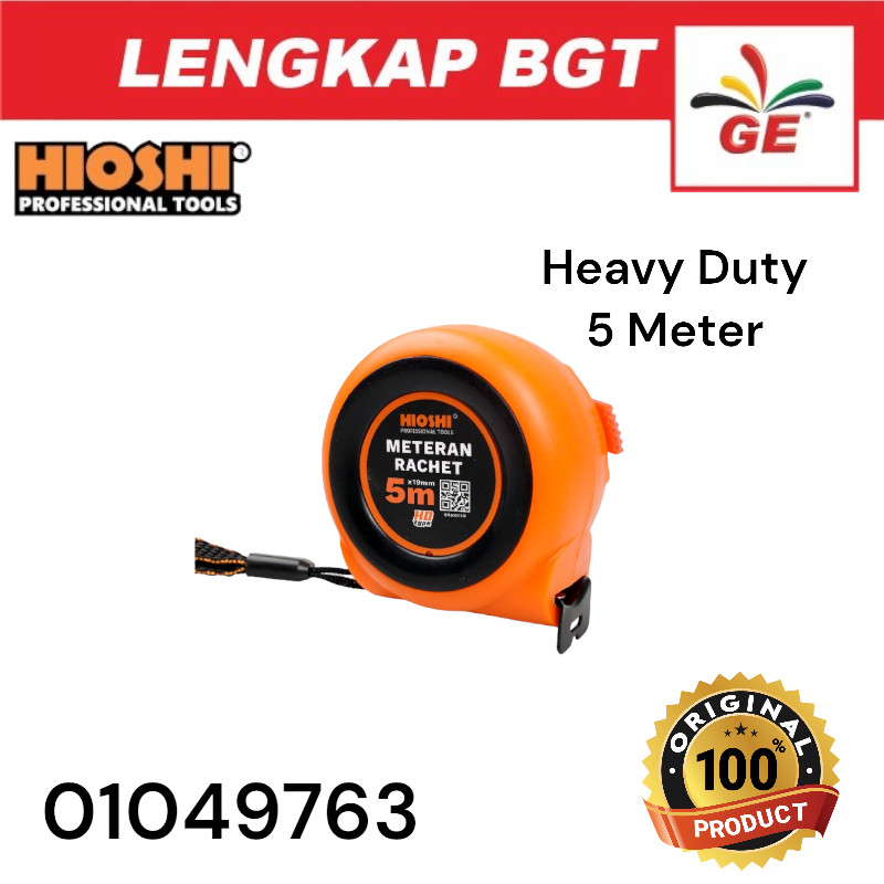 Jual HIOSHI Rachet Rol Meter Autostop Otomat Mini, Meteran Rol ...