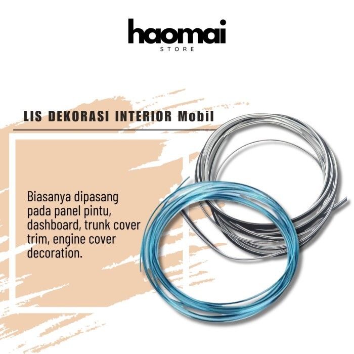 Jual Lis Trim Dashboard Mobil Lining Strip Dekorasi Interior 5 meter ...