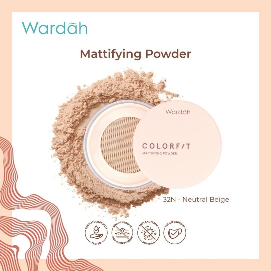 Jual WARDAH Colorfit Mattifying Powder 32N Neutral Beige 15 g | Shopee ...