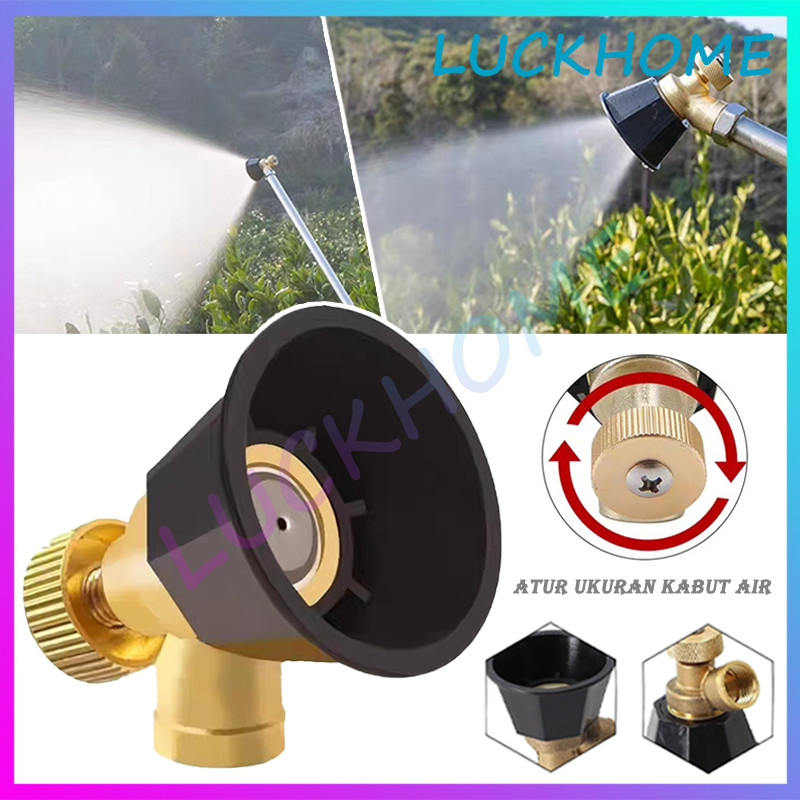 Jual Nozel Sprayer Elektrik Black Siklon Noozle Sprayer Adjustable ...