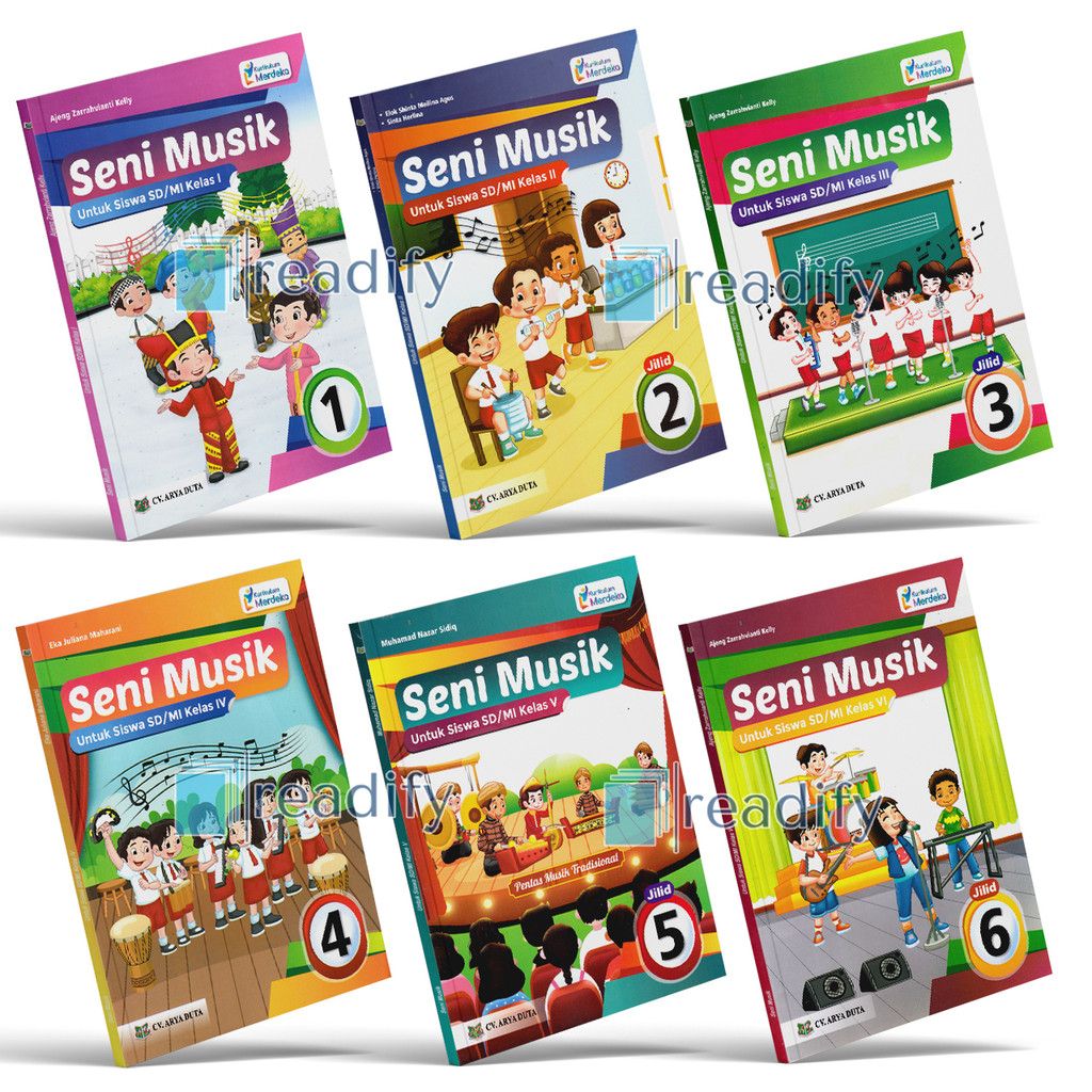 Jual Seni Musik Kelas 1 2 3 4 5 6 SD/MI Arya Duta Kurikulum Merdeka Revisi Terbaru | Shopee ...