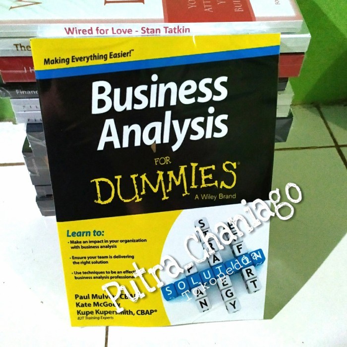 Jual Buku Business Analysis for Dummies by Paul MULVEY | Shopee Indonesia