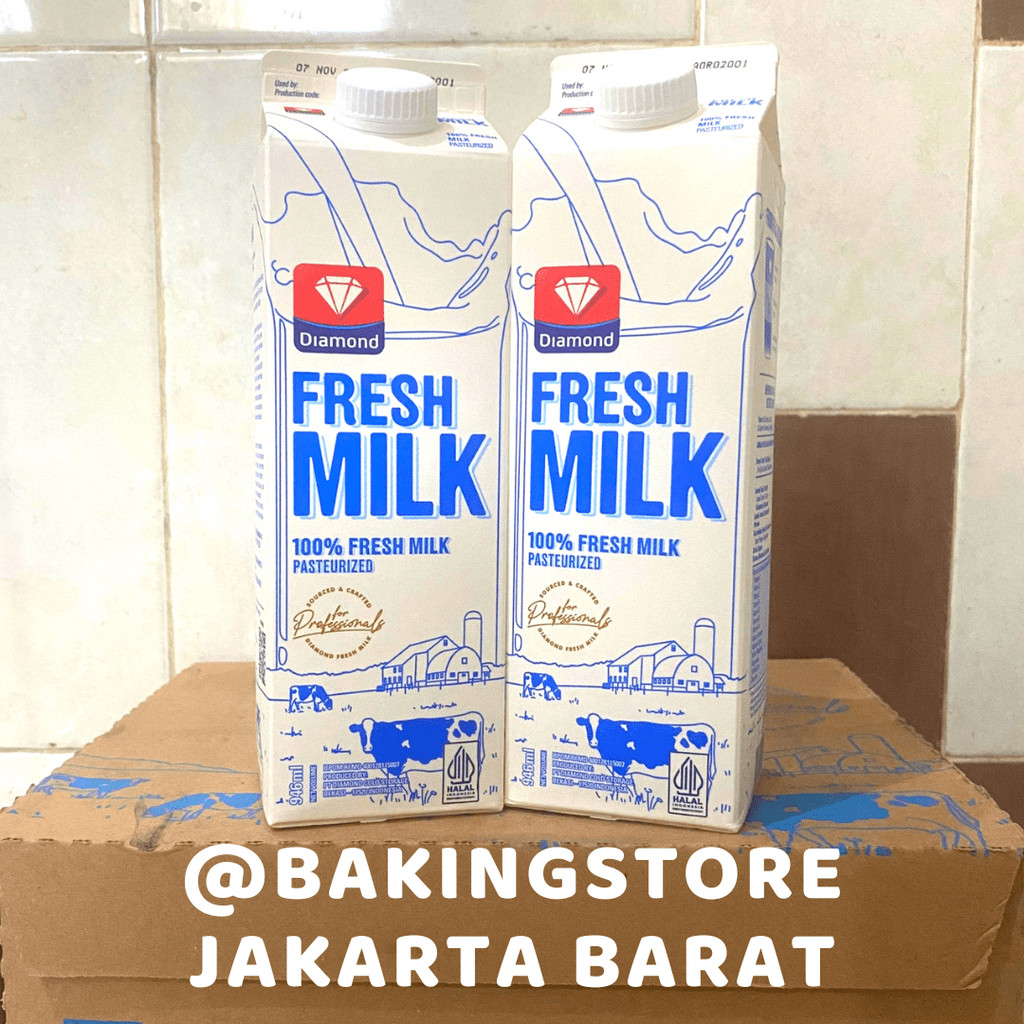 Jual Susu Segar Fresh Milk Diamond Profesional 946ml | Shopee Indonesia