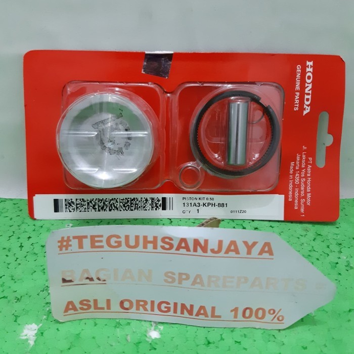 Jual Piston Kit / Seher Paket 0.50 Karisma Supra X 125 Asli Original Honda | Shopee Indonesia
