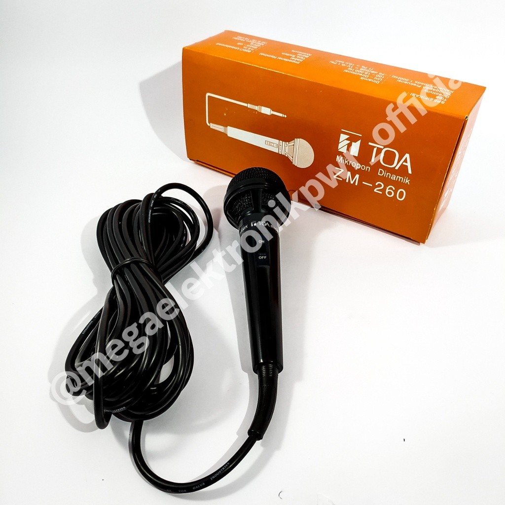 Jual Mic TOA ZM-260 I Microphone TOA ZM 260 Original Bergaransi Resmi ...