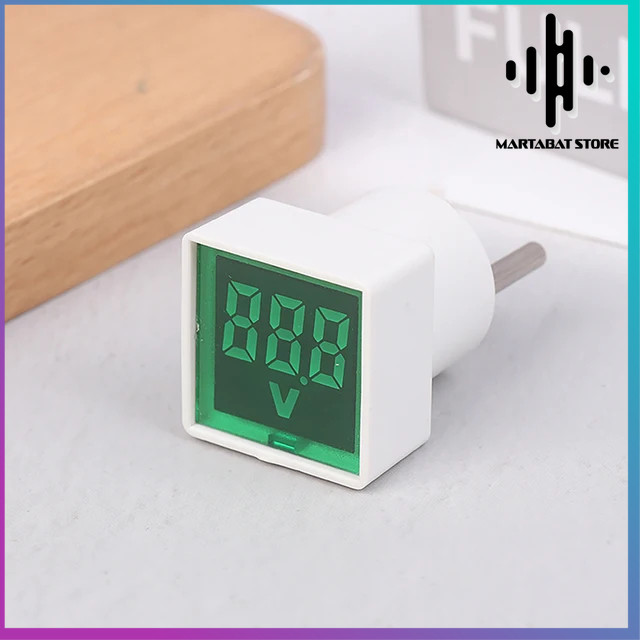 Jual Alat Pengukur Listrik Voltmeter Digital Display Plug EU 220V - LED ...