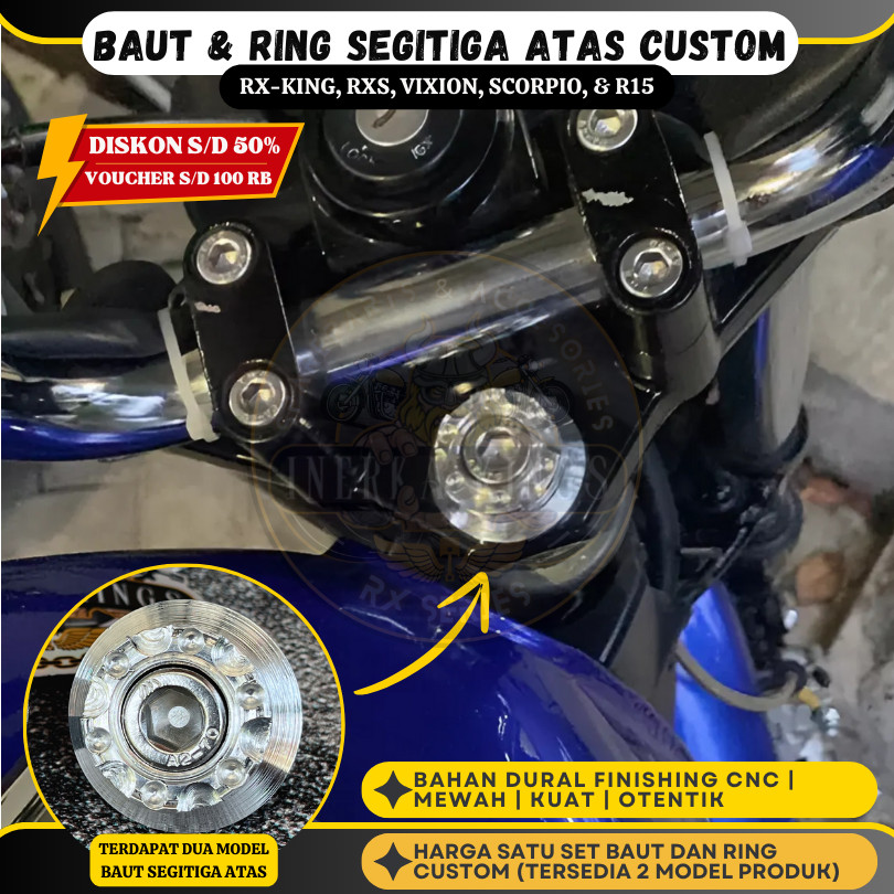 Jual Baud Baut Dan Ring Komstir Segitiga Atas CUSTOM DURAL FINISHING ...