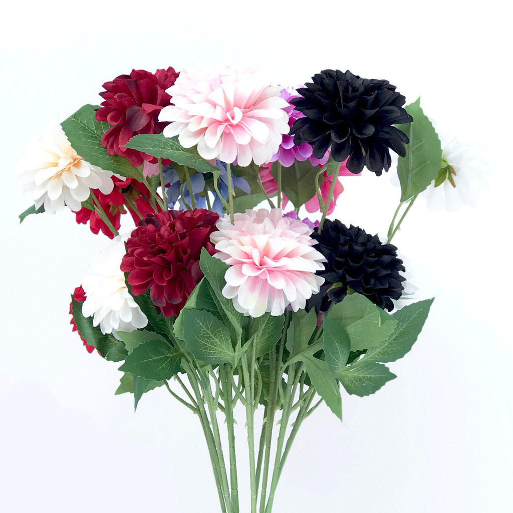 Jual Bunga Dahlia Flower Artificial K2 Palsu Tangkai Panjang Dekorasi ...