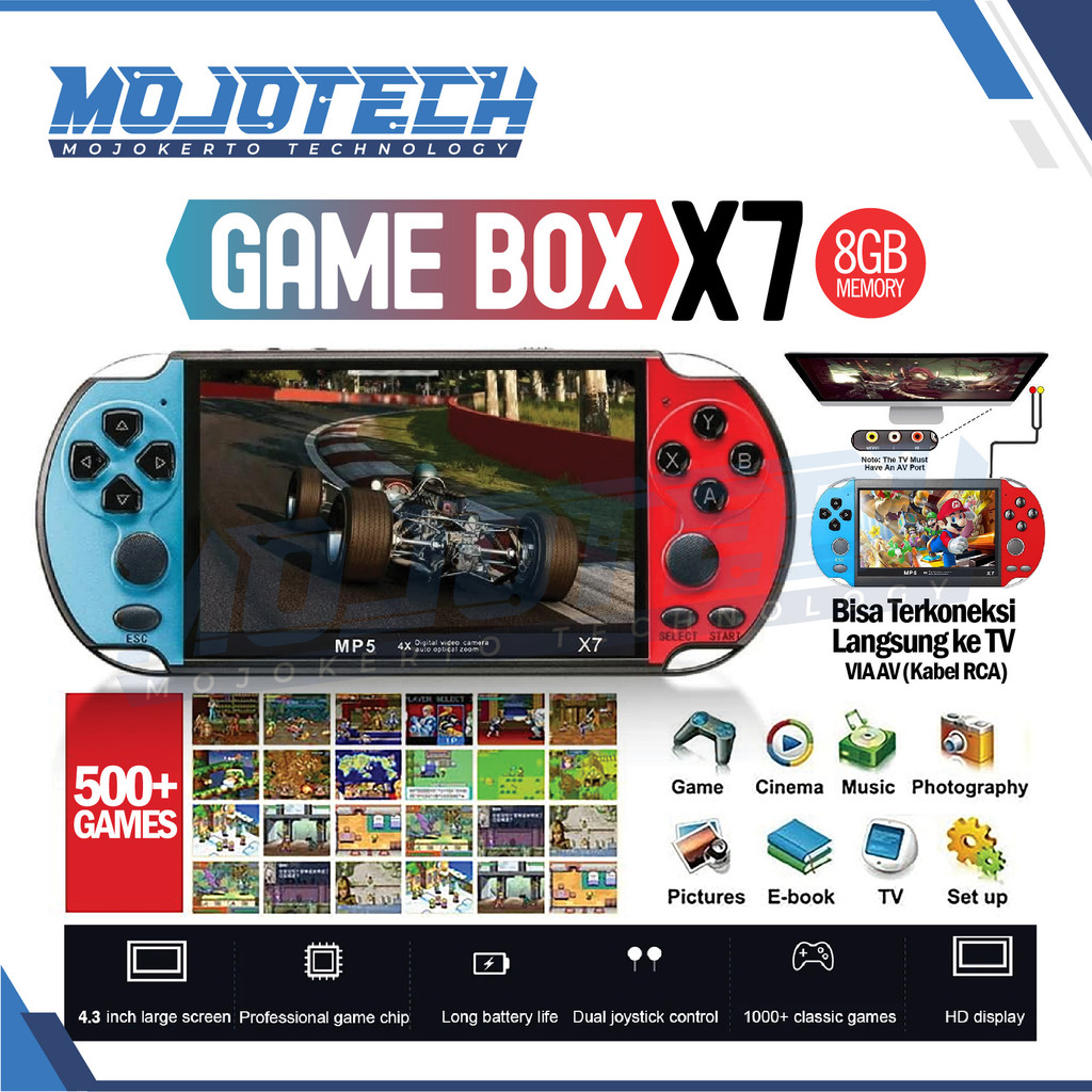Jual GAME BOX X7 Enhanced Edition GAMEBOY PSP X7 Handheld Console 5.000 ...