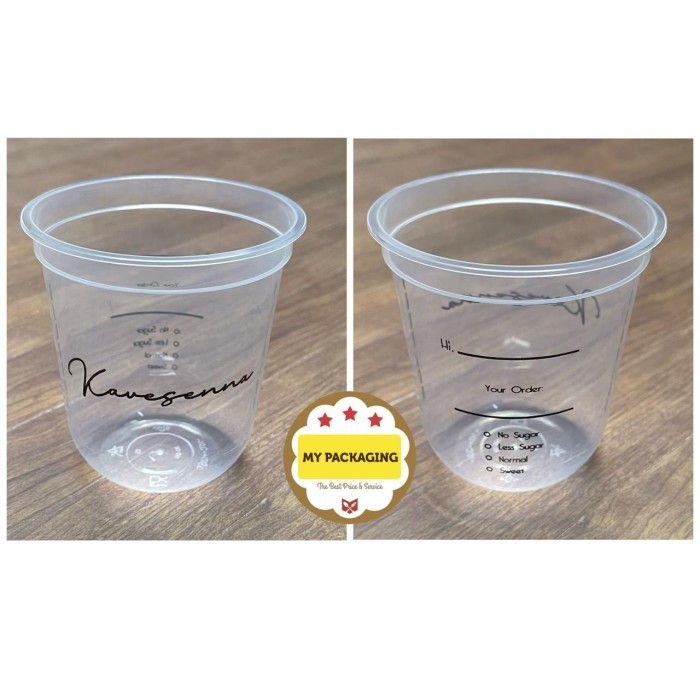 Jual Gelas PP Injection Dengan SABLON LOGO CUSTOM - store bisa cod - | Shopee Indonesia