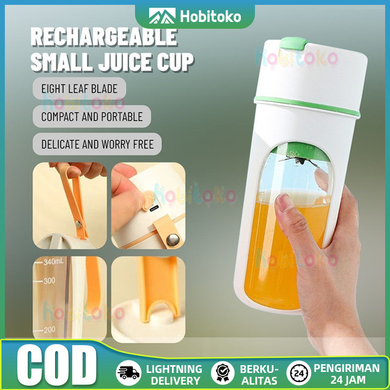 Jual Blender Pembuat Jus Portabel Blender Buah dengan Sedotan 6 Bilah ...