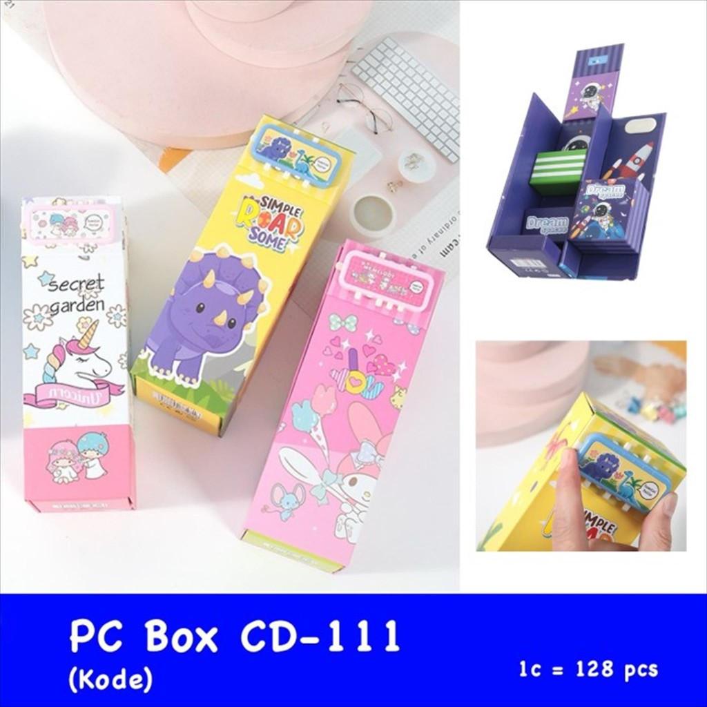 Jual CD-111 Pensil Case/Tempat Pensil Box CD-111 (PCS) Pensil case ...