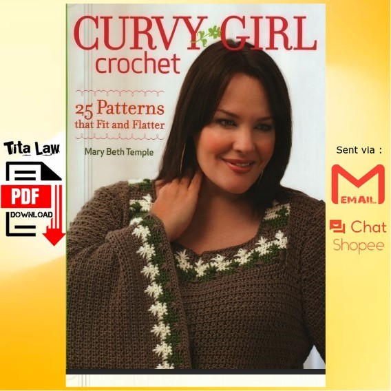 Jual Curvy Girl Crochet- 25 Patterns that Fit and Flatter (2 crocket ...