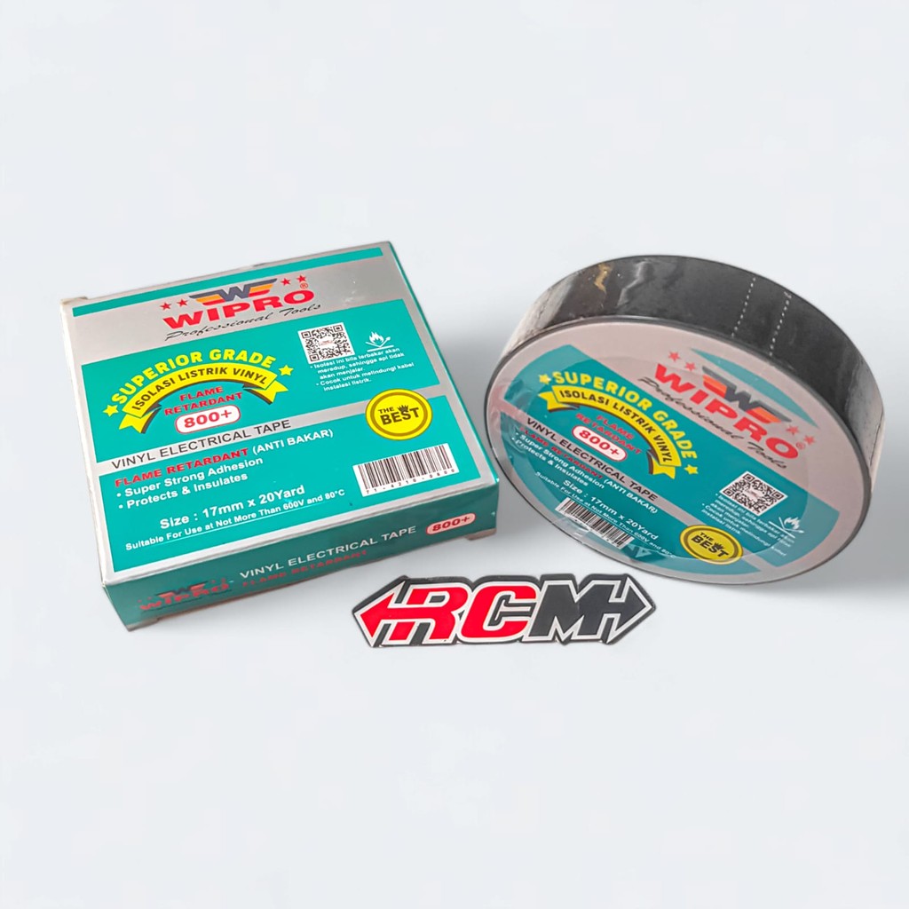 Jual WIPRO ISOLASI LISTRIK PLESTER SOLATIF SOLATIP LAKBAN KABEL FLAME ...