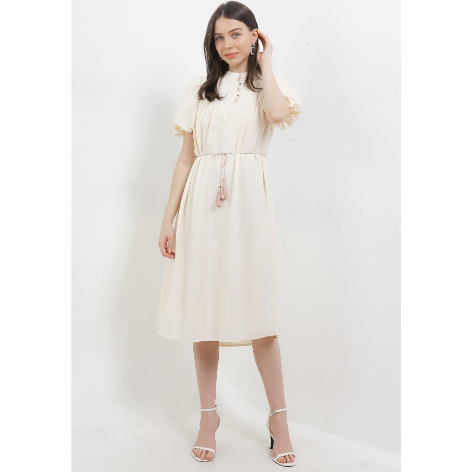 Jual White Mode Ginnifer Dresses - Gaun Wanita Dress Cewek | Shopee ...