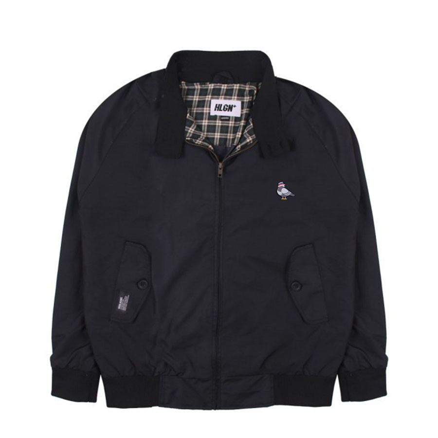 Jual Hooligans Harrington Jacket Harry PJ - Black | Shopee Indonesia