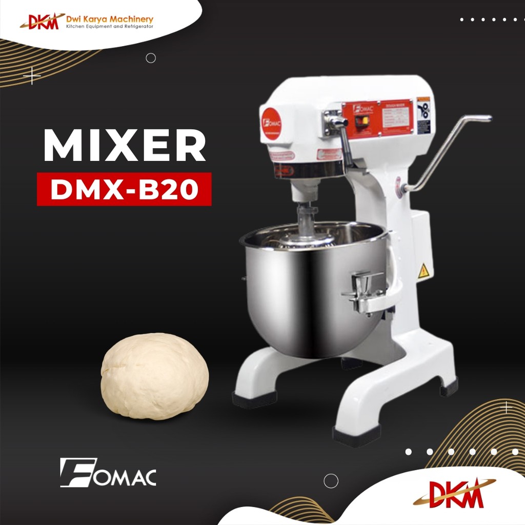 Jual Planetary Mixer 20 Liter DMX-B20 FOMAC/ Mixer Kue 20 liter FOMAC ...