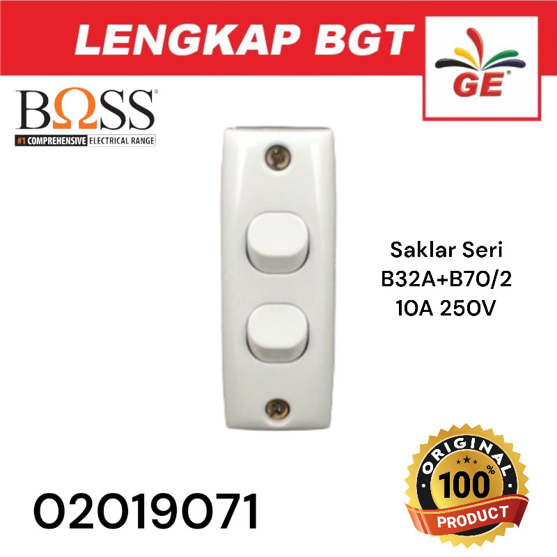 Jual Saklar Seri Boss B32A + Outbow Boss B70/2 / Saklar Seri Outbow ...