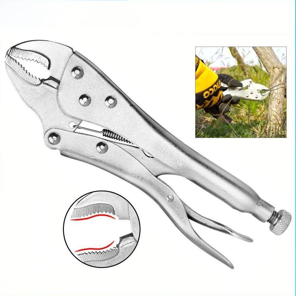 Jual 4/ 7 /10 Inch Tang Buaya Bengkok Locking Pliers /Vise Grip/ Torque ...