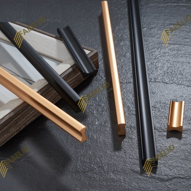 Jual Handle Lemari Handle Emas Hitam Gold Black Tarikan Laci Minimalis ...