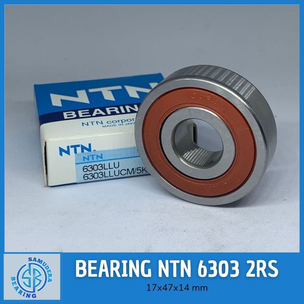 Jual Bearing Laher NTN 6303 2RS Japan Laker Klaher Tutup Karet Dua Sisi | Shopee Indonesia