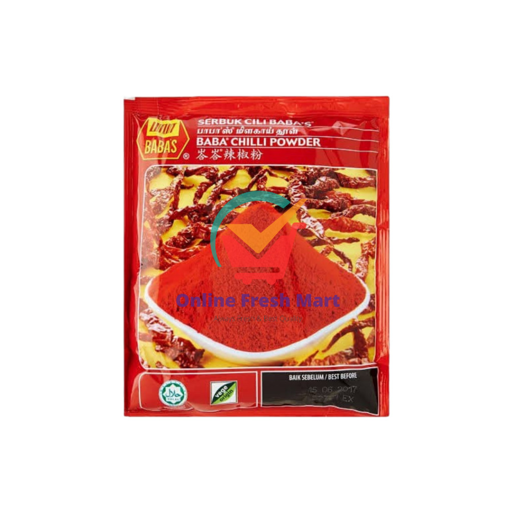 Jual BABA'S Chili Powder 250g Bubuk Cabai India - Online Fresh Mart ...