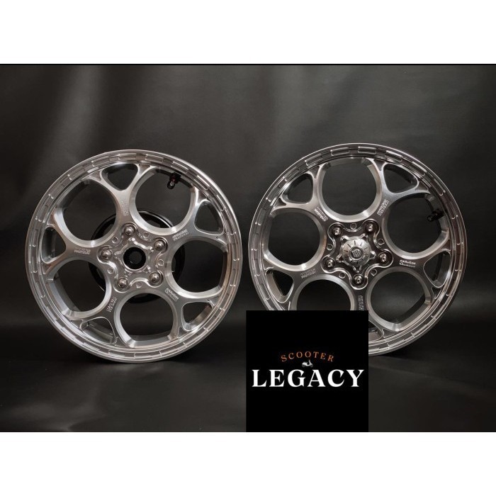 Jual Velg MARUS W252 Silver Front & Rear Vespa Sprint Primavera GTS ...