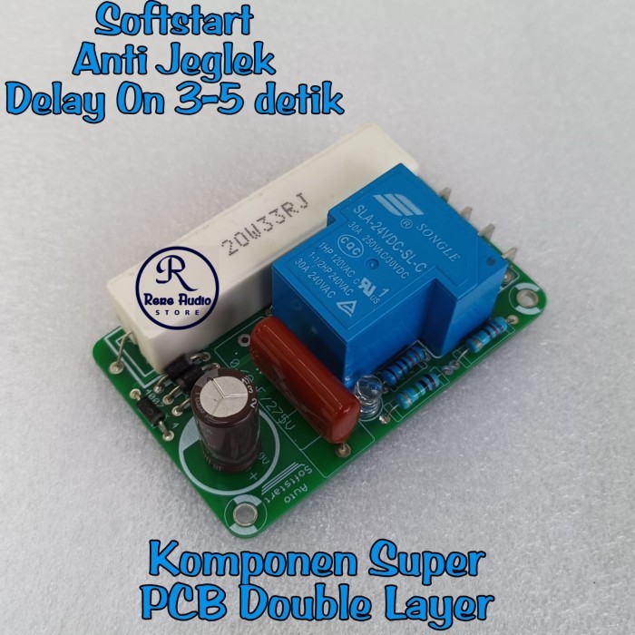 Jual SOFTSTART Anti Jeglek / Soft Start Relay SONGLE 30A PCB Double Layer | Shopee Indonesia