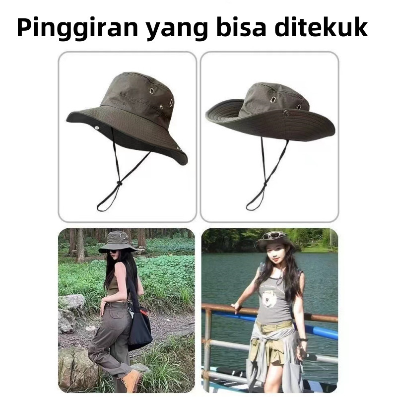 Jual Topi Rimba Bahan Ripstop Good Quality Topi Gunung Topi Pendaki ...