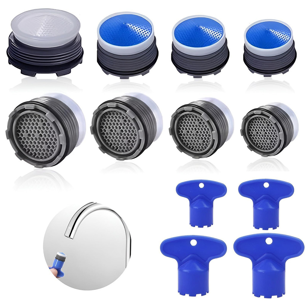 Jual 8 Pcs Faucet Aerator 16.2-23.5 Mm Aerators For Faucets Faucet ...