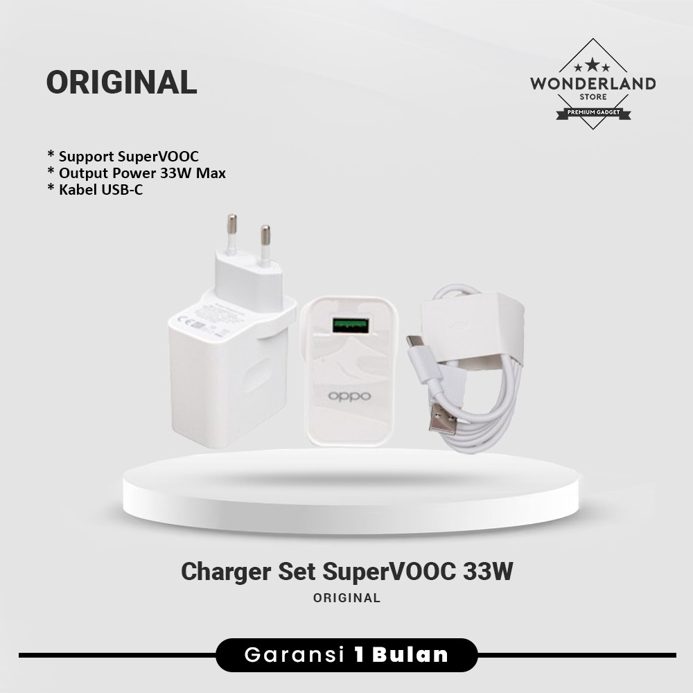 Jual OPPO Adaptor Charger VOOC SuperVOOC 18W 30W 33W 45W 65W 80W 120W ...