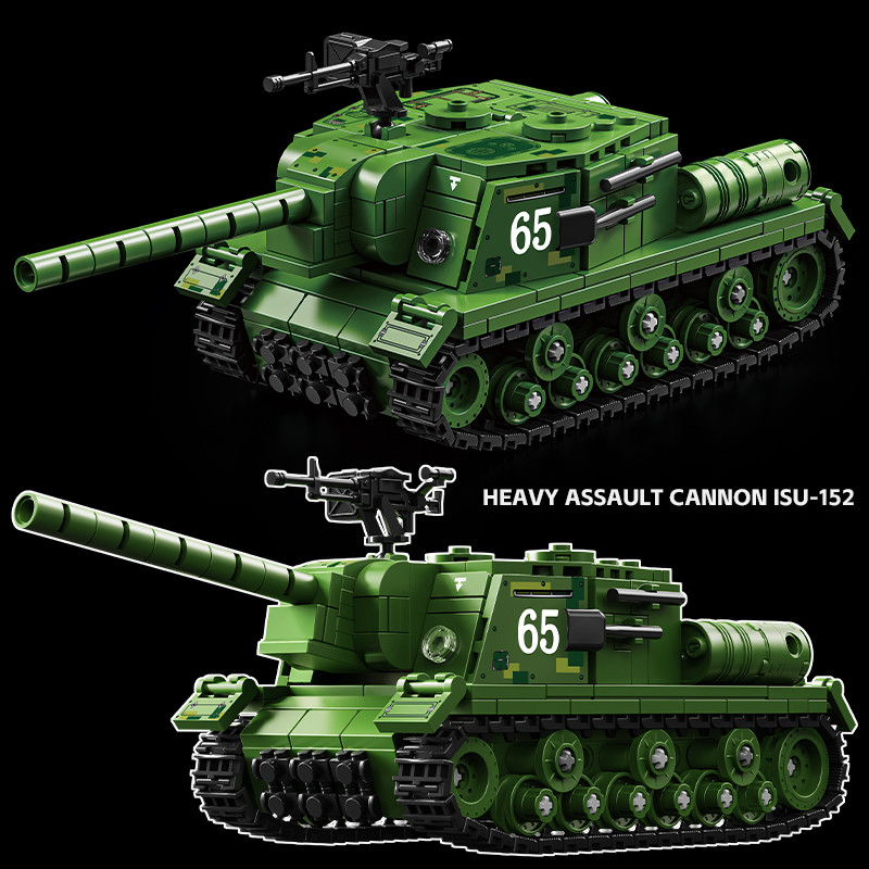 Jual World War II Soviet ISU-152 heavy assault gun tank destroyer self ...