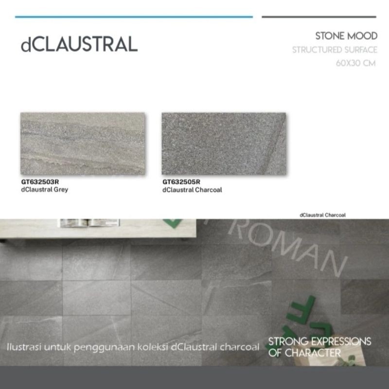 Jual MAHAPER Roman Granit 30x60 dClaustral Series (Stone Mood) / Granit ...