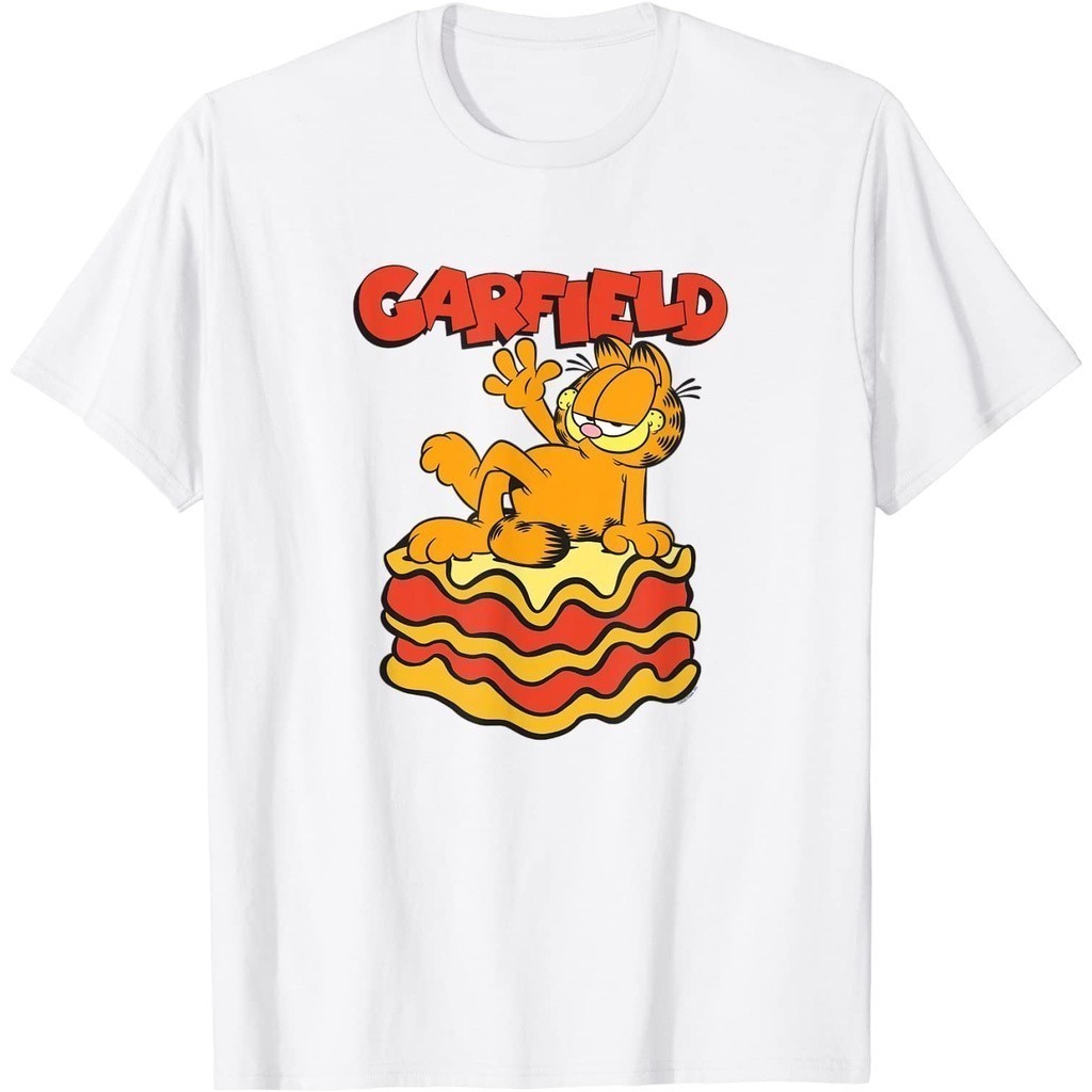 Jual Baju Kaos Dewasa Garfield Lasagna Slice Garfield Pose | Shopee ...