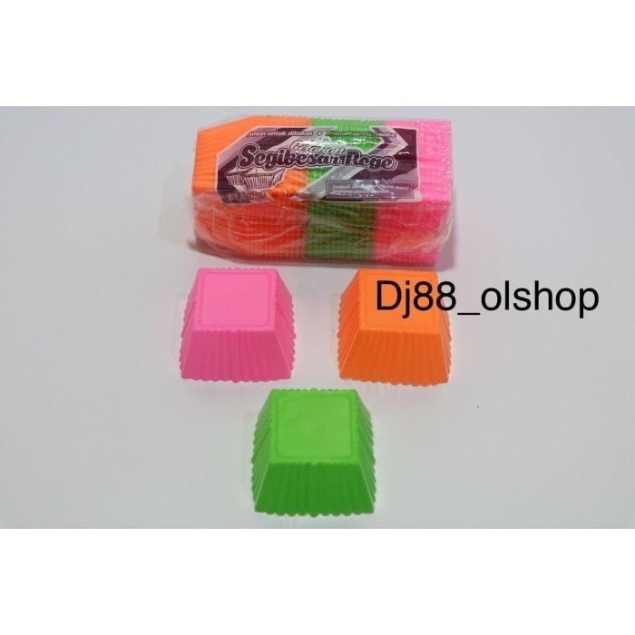Jual (3 Lsn) Cetakan Segi Besar Rege /Kue/Agar/Bolu kukus/Jelly ...