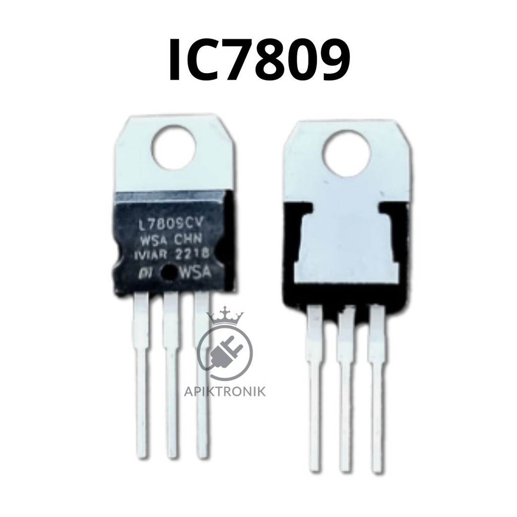 Jual IC7809 9V 1A Positive Voltage Regulator TO-220 Package Original ...