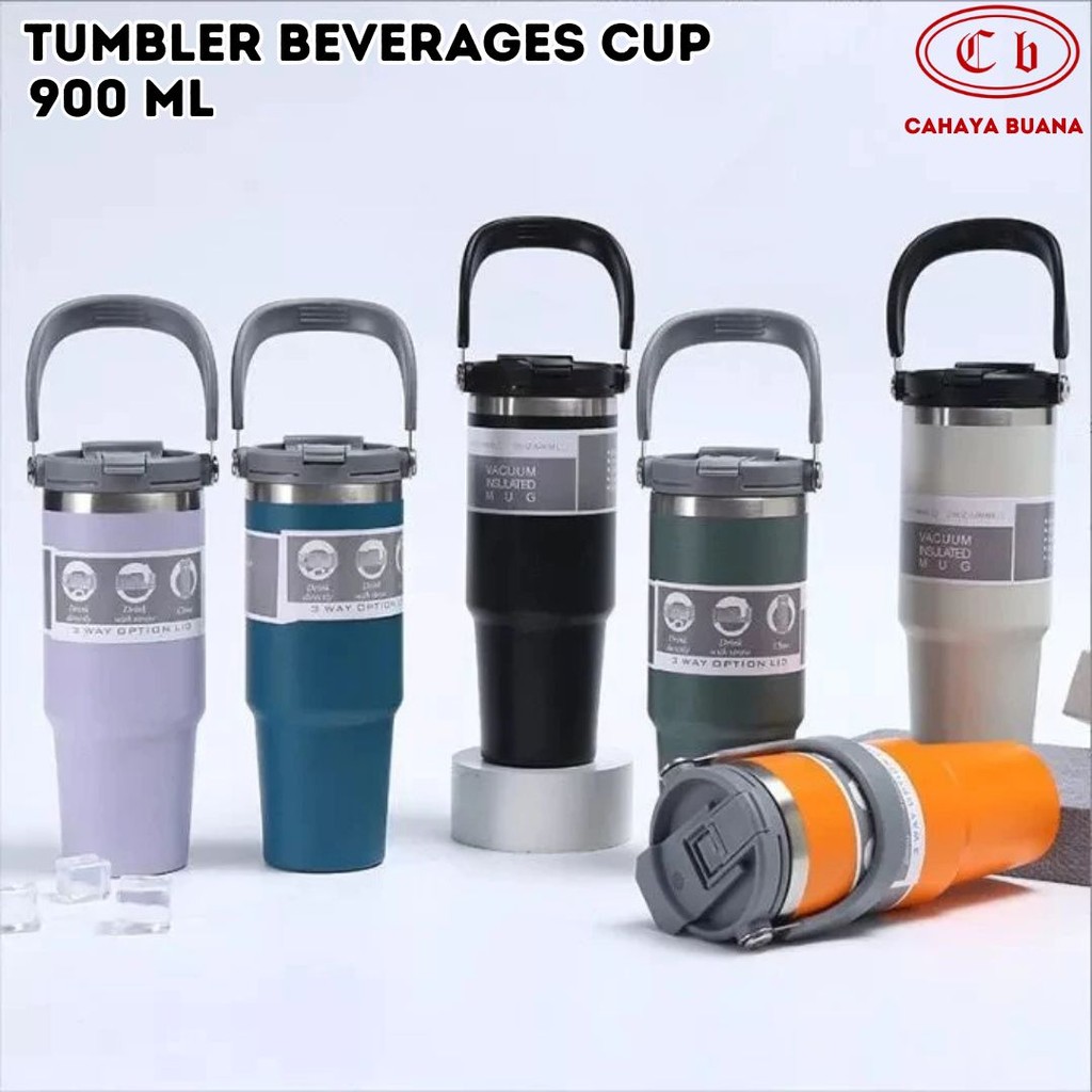 Jual Termos Handle Jumbo 900ml Stainless Tahan Panas Dingin / Botol ...