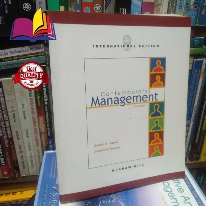 Jual Contemporary Management - Gareth R Jones - 3 Edition ( Original ...