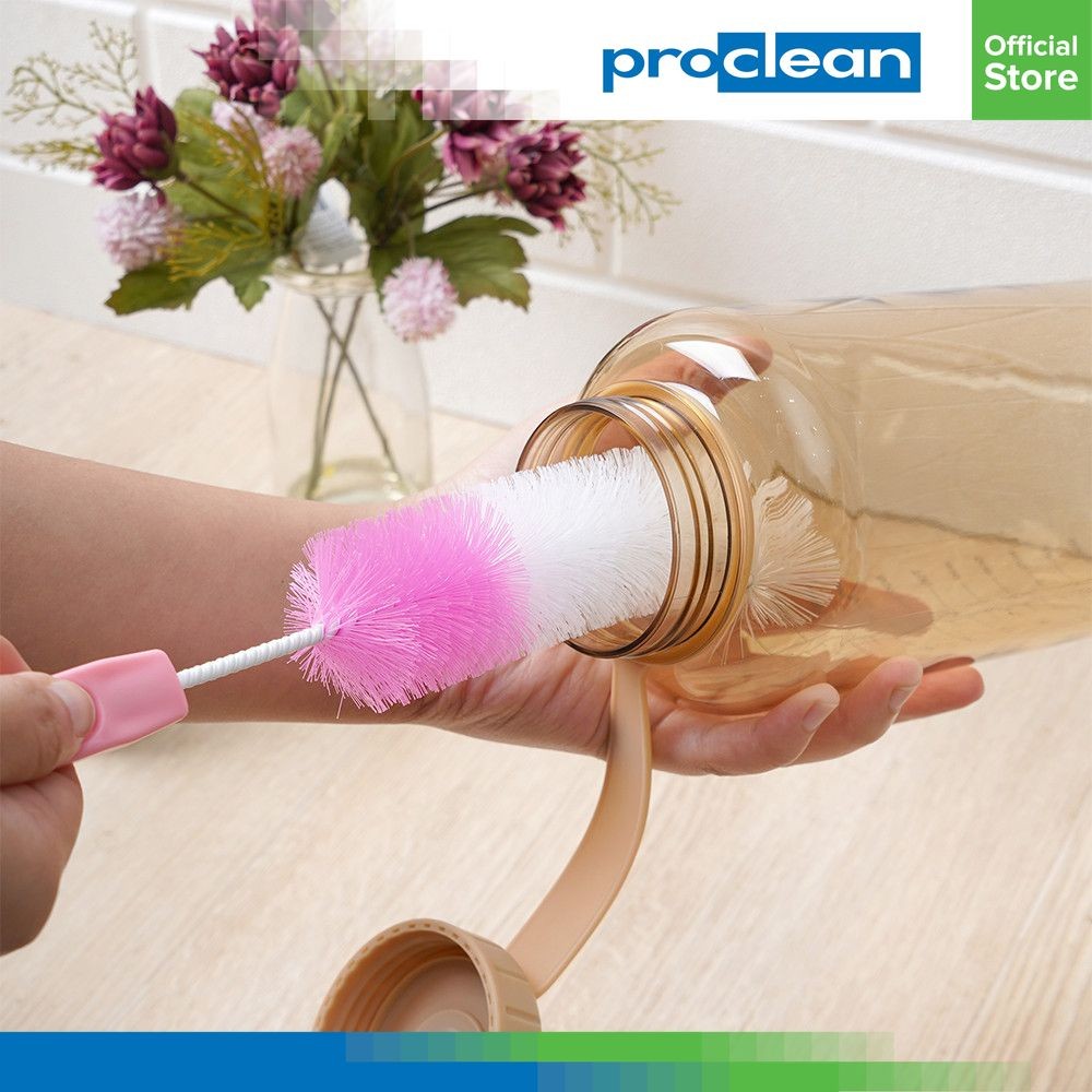Jual Proclean Sikat Botol Curve - Pink Bottle Cleaning Brush Sikat ...