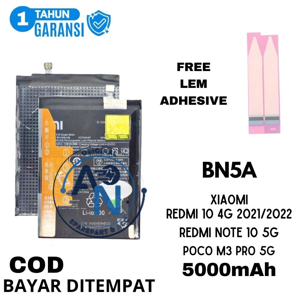 Jual BATERAI XIAOMI REDMI 10 4G / REDMI NOTE 10 5G / POCO M3 PRO 5G ...