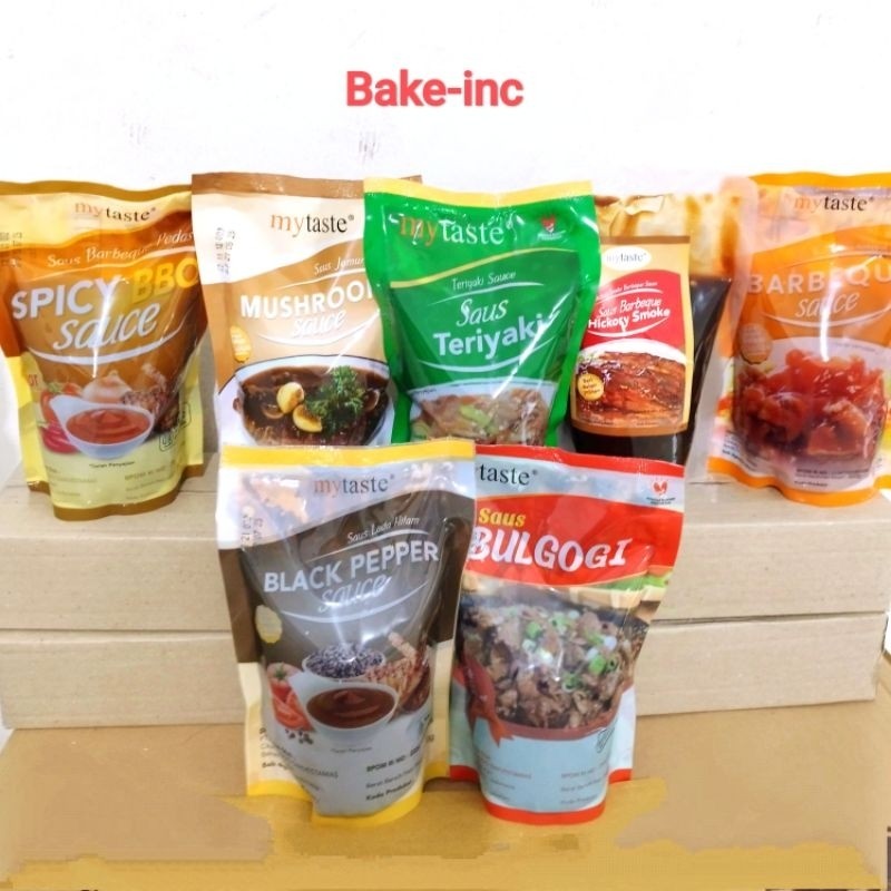 Jual [Bake-inc] MY TASTE SAUS ANEKA RASA 500GRM BBQ, SPICY BBQ LVL 2 ...