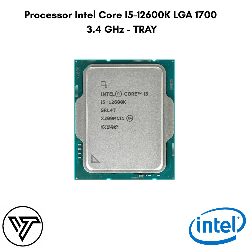 Jual Processor Intel Core I5-12600K LGA 1700 3.4 GHz - TRAY | Shopee ...