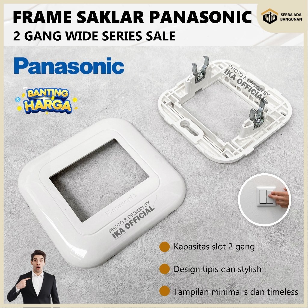 Jual SAB FRAME SAKLAR SERI PANASONIC / FRAME SAKLAR PANASONIC / FRAME ...