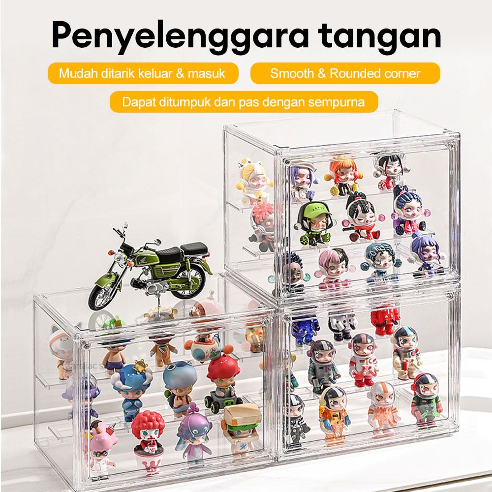 Jual Transparent Storage Display Box PREMIUM Bening Acrylic Action ...