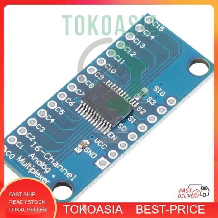 Jual CD74HC4067 High Speed CMOS 16-Channel Analog Digital Multiplexer ...