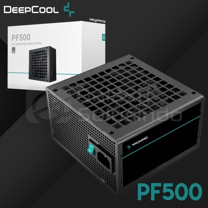 Jual Power Supply 500W Deepcool PF500 All flat Cable (1 th) 80 Plus ...