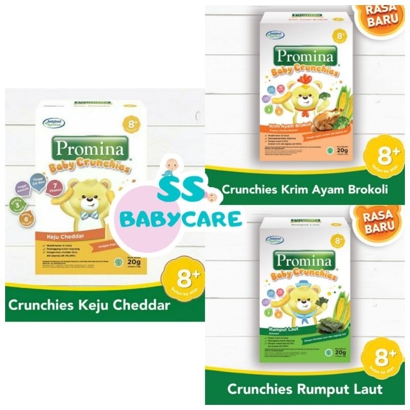 Jual Promina Baby Crunchies 20gr - Snack Camilan MPASI Bayi / Camilan ...